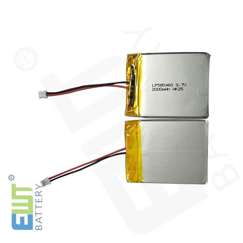 PCB Protection Lithium Polymer Battery with Overcharge Protection and Pouch Cells LP585460 3.7V ...