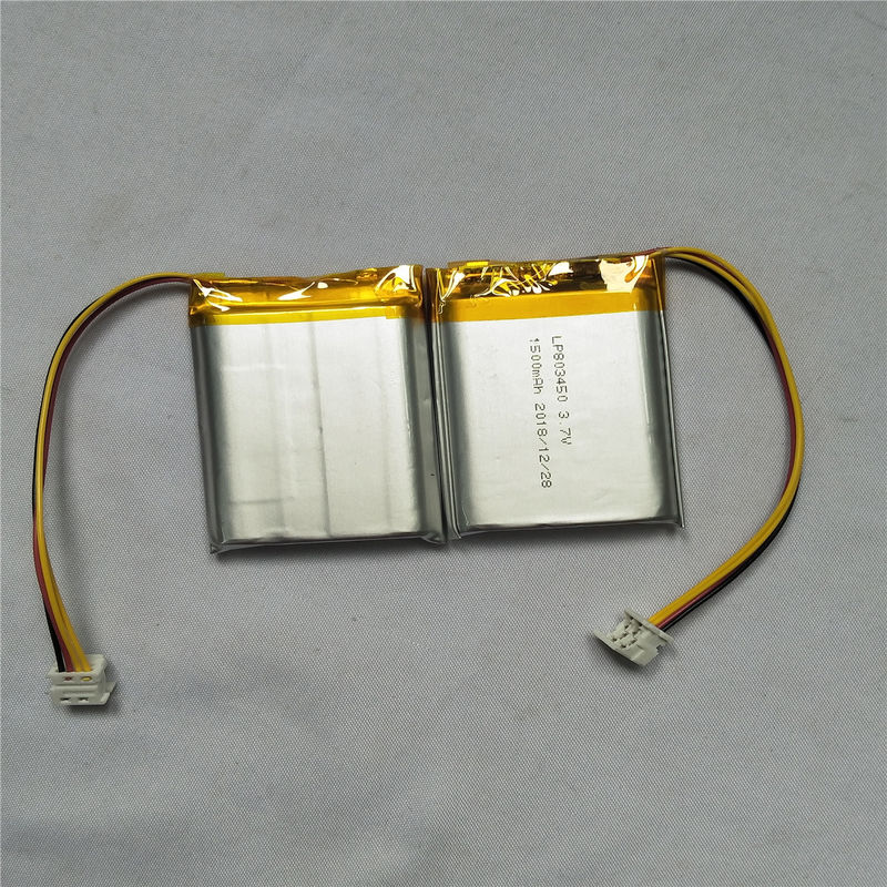 LP803450 3.7V 1500mAh Cell PCB Protection Lithium Polymer Battery with ...