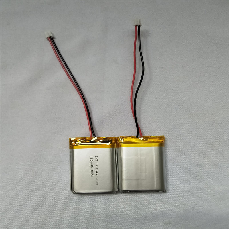 Safety Features LP103450 3.7V 1800mAh Lithium Polymer Power Pack with ...