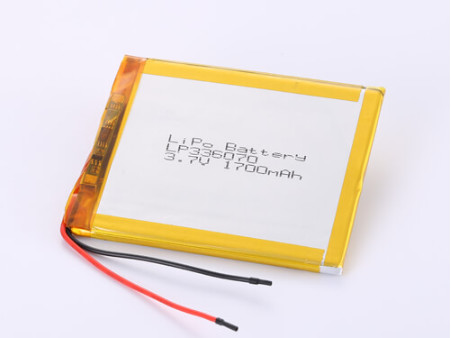 Chemical Composition Lithium Polymer Battery LP336070 3.7V 1700MAH with ...