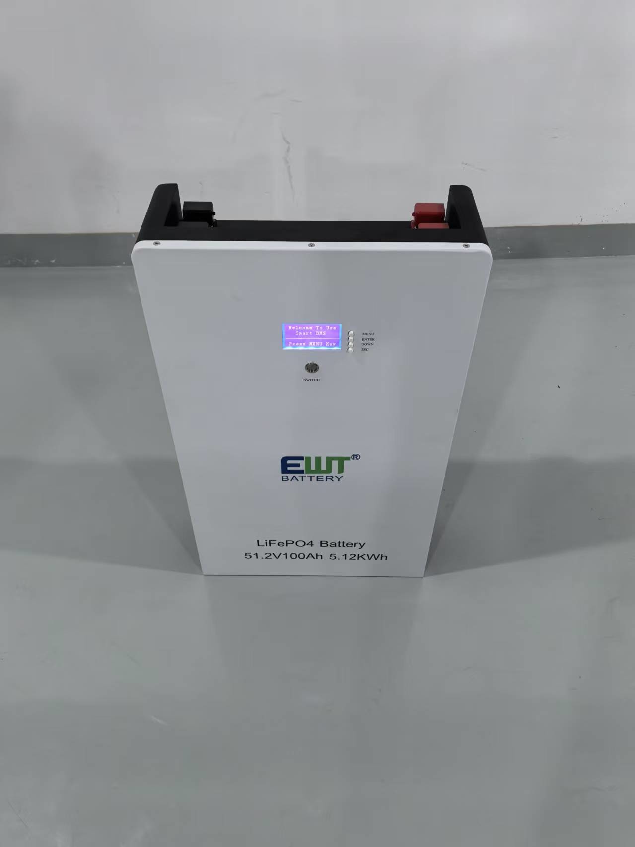 Reliable EWT LiFePO4 51.2V 100Ah 5.12kWh Battery for Solar Home & Off ...